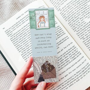 Anne of Green Gables Printable Bookmark Instant Digital - Etsy