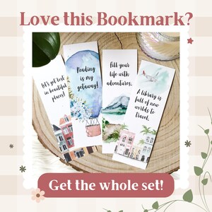 Printable Bookmark With Quote, Reading Gifts, Book Lover Gift, Bookish ...