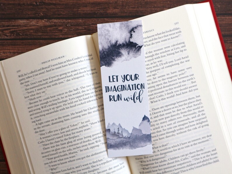 Printable Bookmarks Inspirational Quotes Bookmark Set Wild and | Etsy