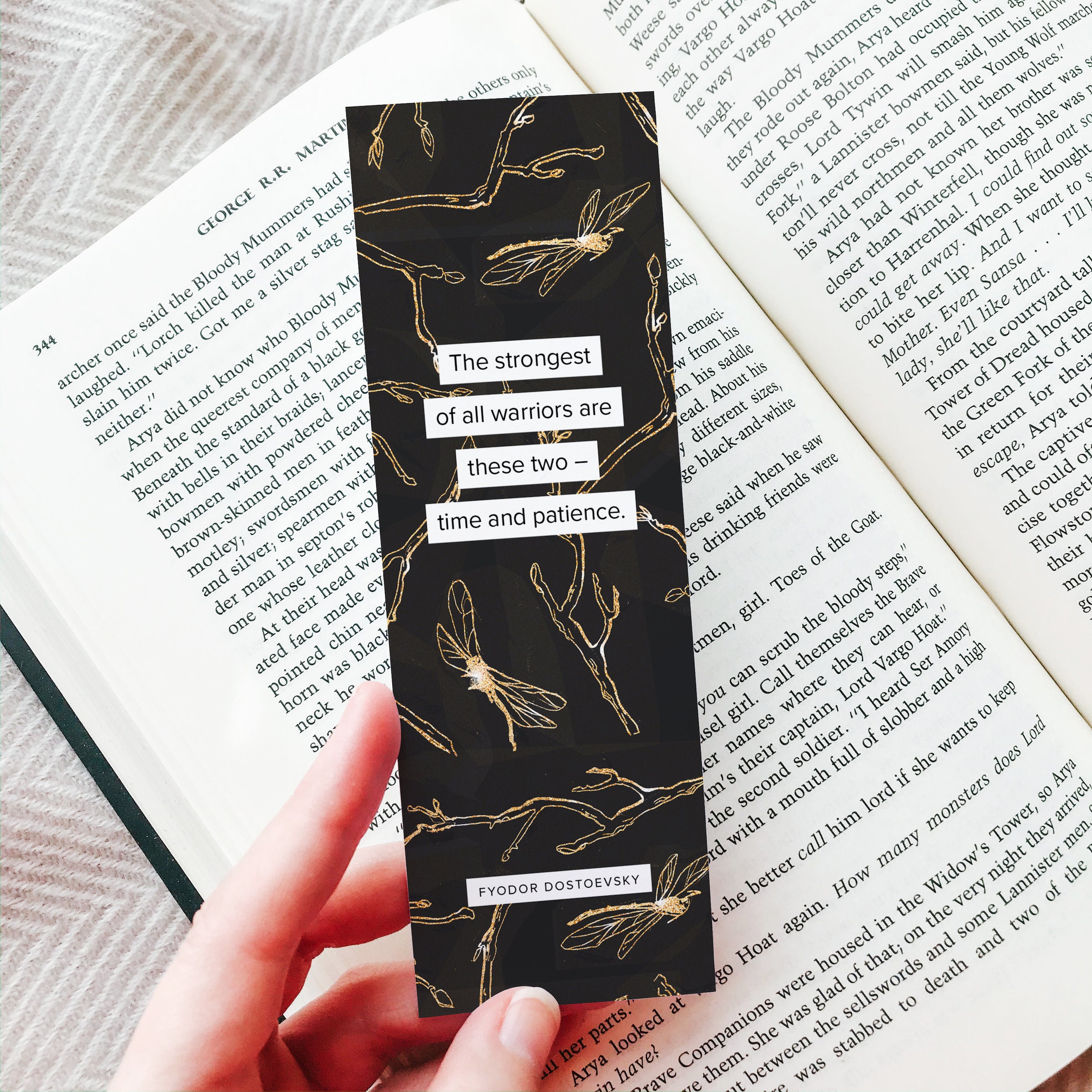 Printable Bookmarks With Quotes Literary Bookmark Set - Etsy