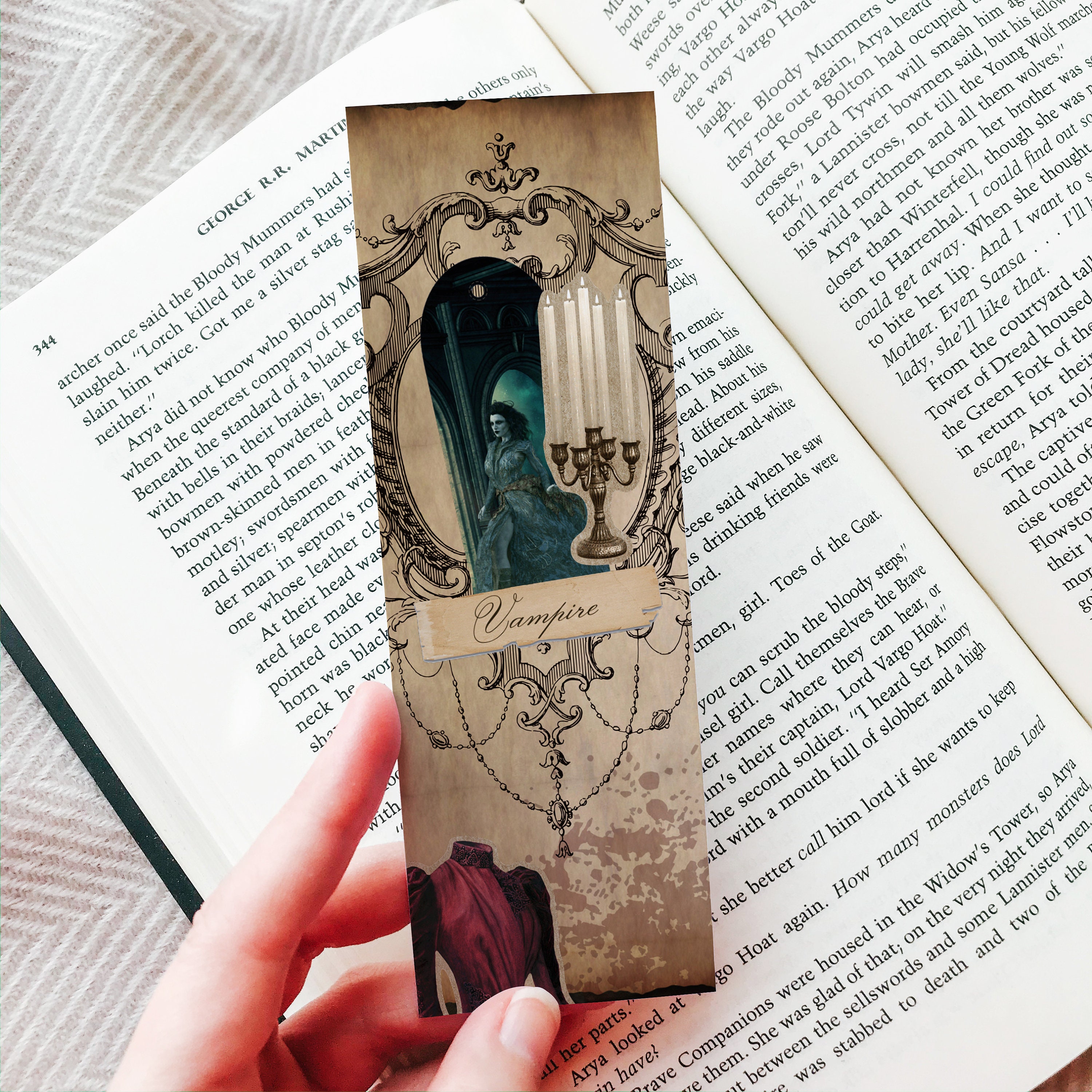 Vampire Bookmarks Printable Gothic Horror Book Gifts PDF - Etsy