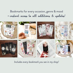 Printable Bookmark Bundle With Over 600 Bookmarks With Quotes ...