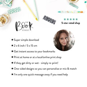 Printable Bookmarks Travel Themed Bookish Quotes Bookmarks for | Etsy