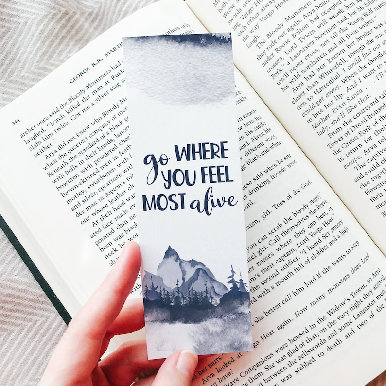 Printable Bookmarks Inspirational Quotes Bookmark Set Wild and - Etsy