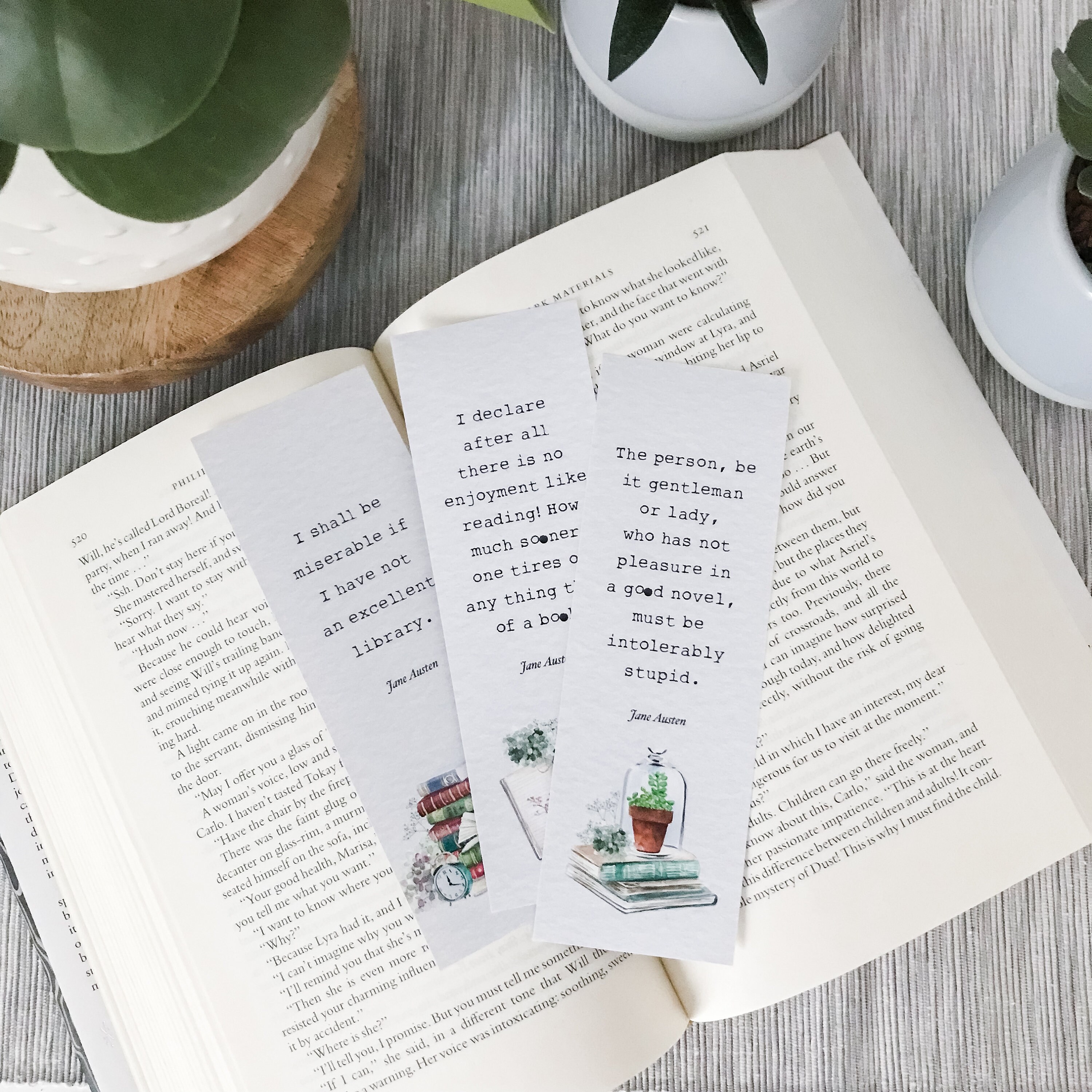 Printable Bookmarks With Classic Literature Quotes Literary - Etsy