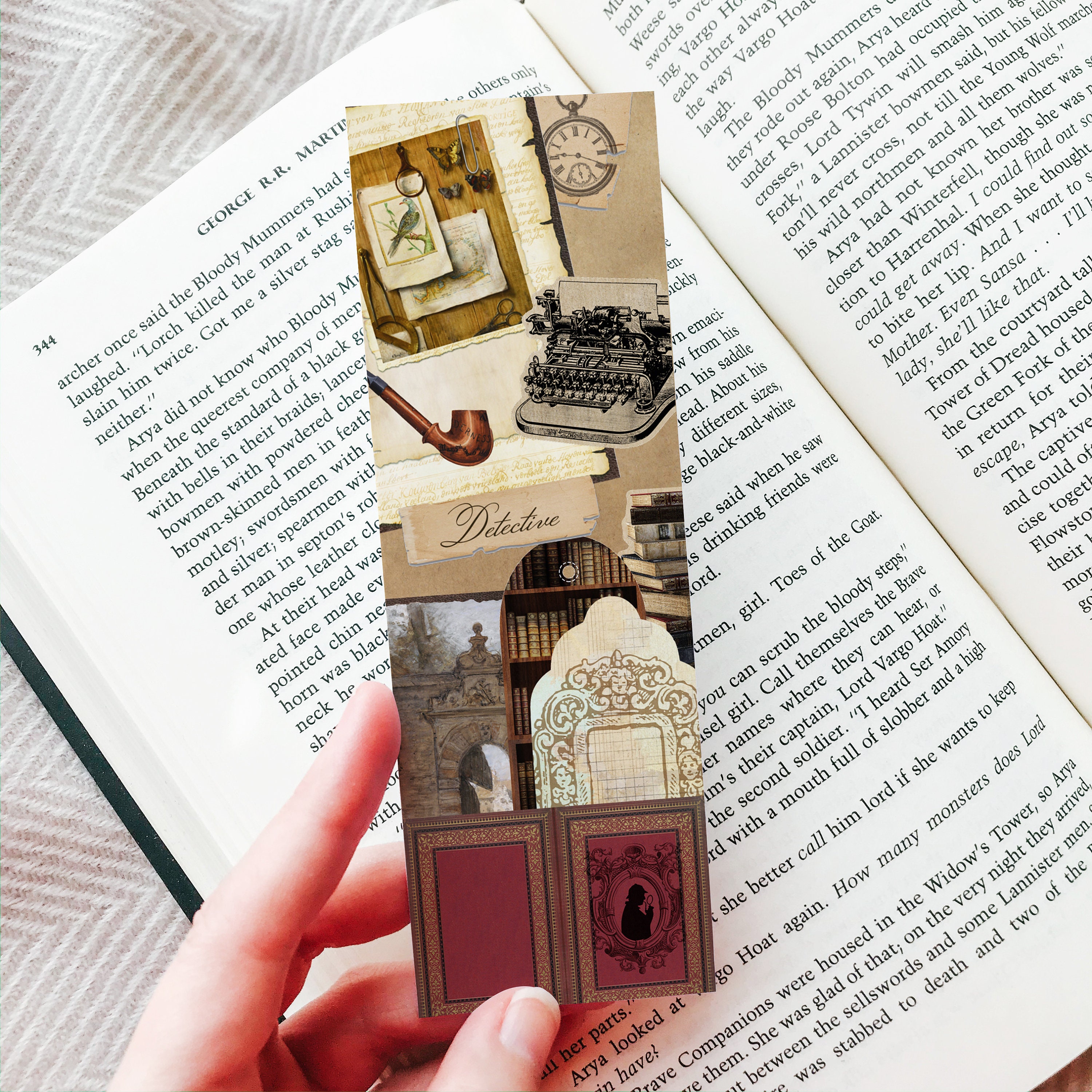 Sherlock Holmes Bookmarks Printable, Literary Gifts for Book Lovers ...