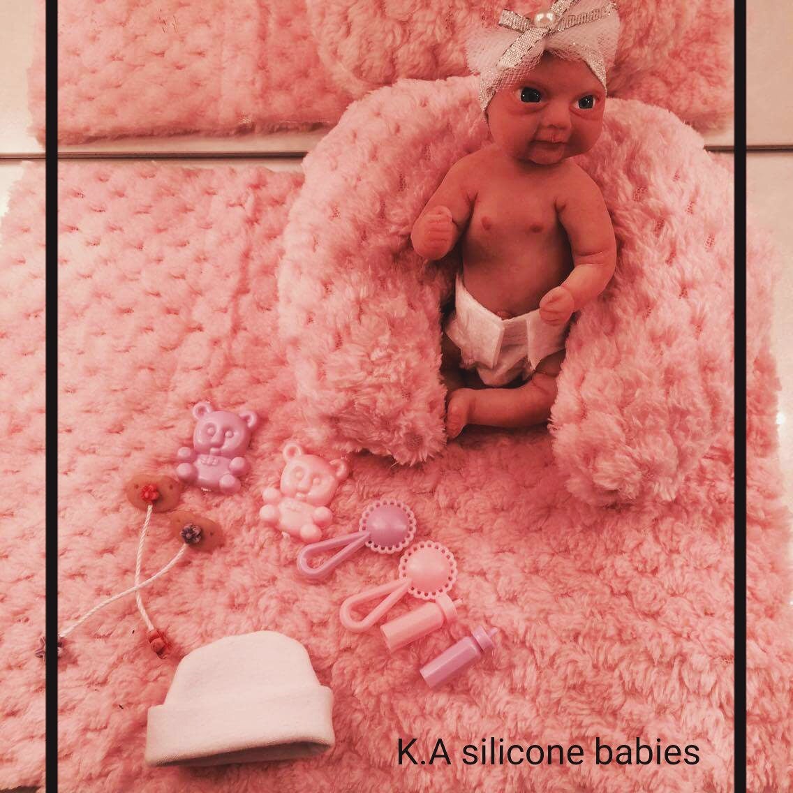 Full Body Silicone Baby Girl Kiara. - Etsy