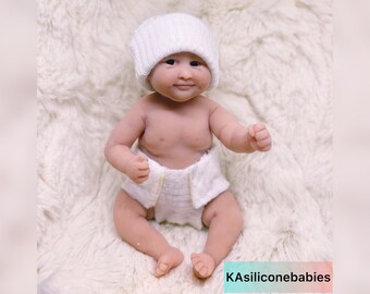 Full Body Mini Silicone Baby Boy Liam | Etsy