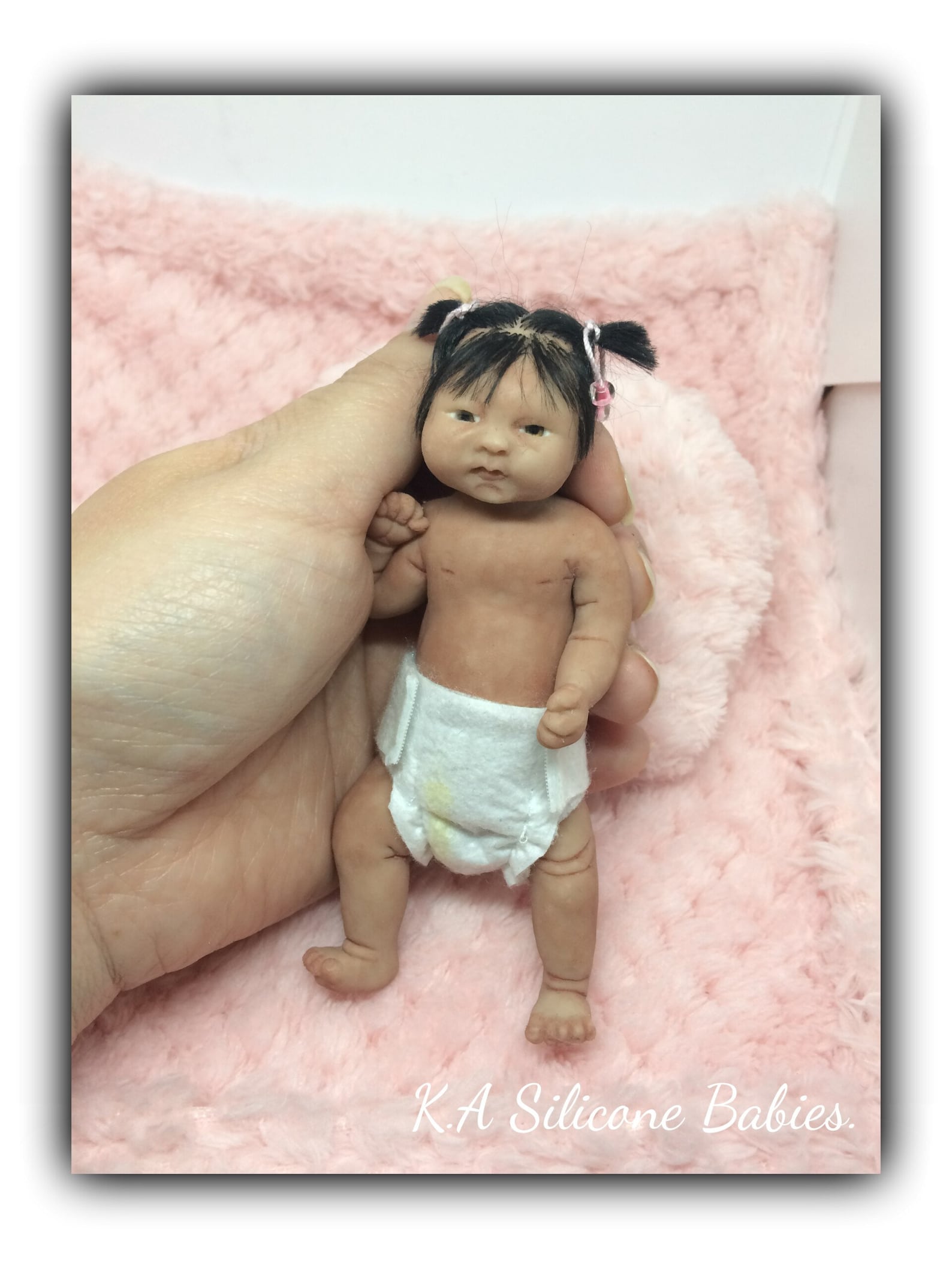 Full Body Mini Silicone Baby Jasmine (4.5inches). - Etsy