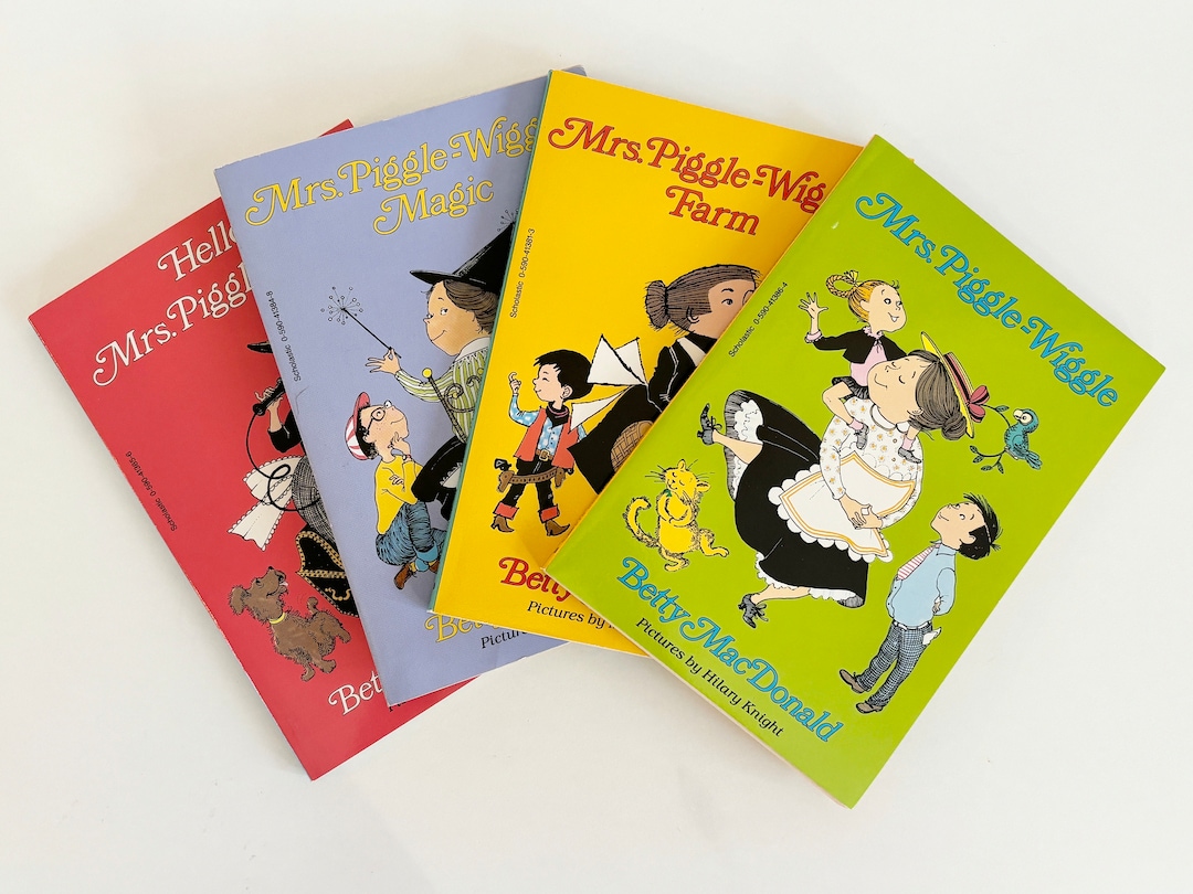 1987 Edition Mrs. Piggle Wiggle Complete Book Set 1-4 // - Etsy