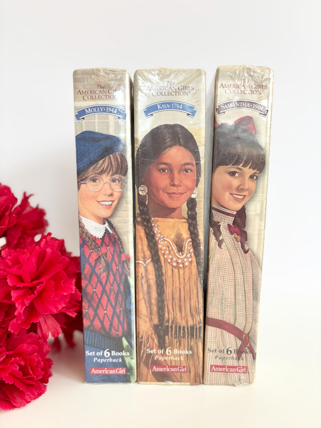 NEW the American Girls Book Set With Case // YOU CHOOSE: Molly, Kaya or ...