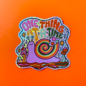 One Thing at a Time Sticker - Etsy