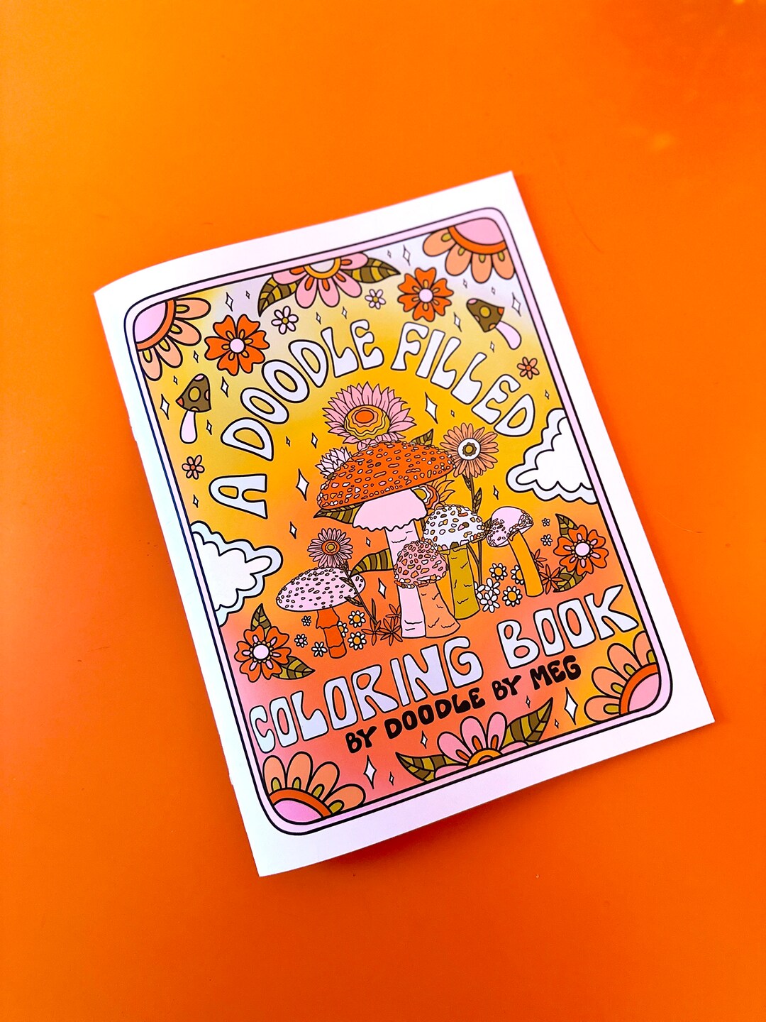 A Doodle Filled Coloring Book - Etsy