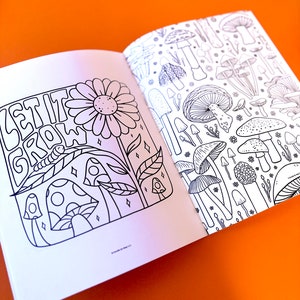 A Doodle Filled Coloring Book - Etsy