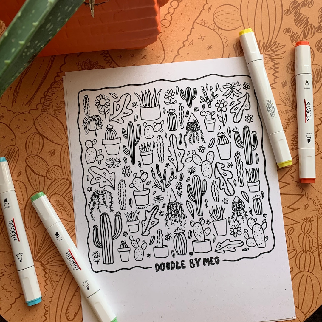 Printable Coloring Pages - Etsy