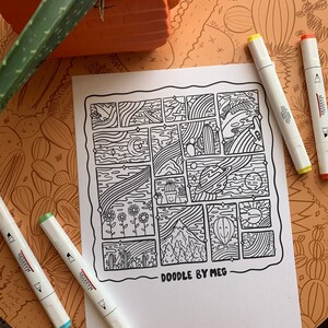 Printable Coloring Pages - Etsy