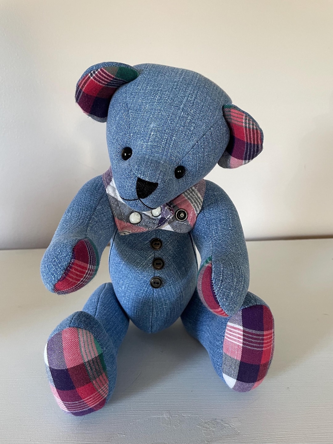Memory Bears Made From Denim and Jeans. - Etsy
