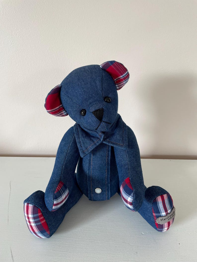 Memory Bears Made From Denim and Jeans. - Etsy