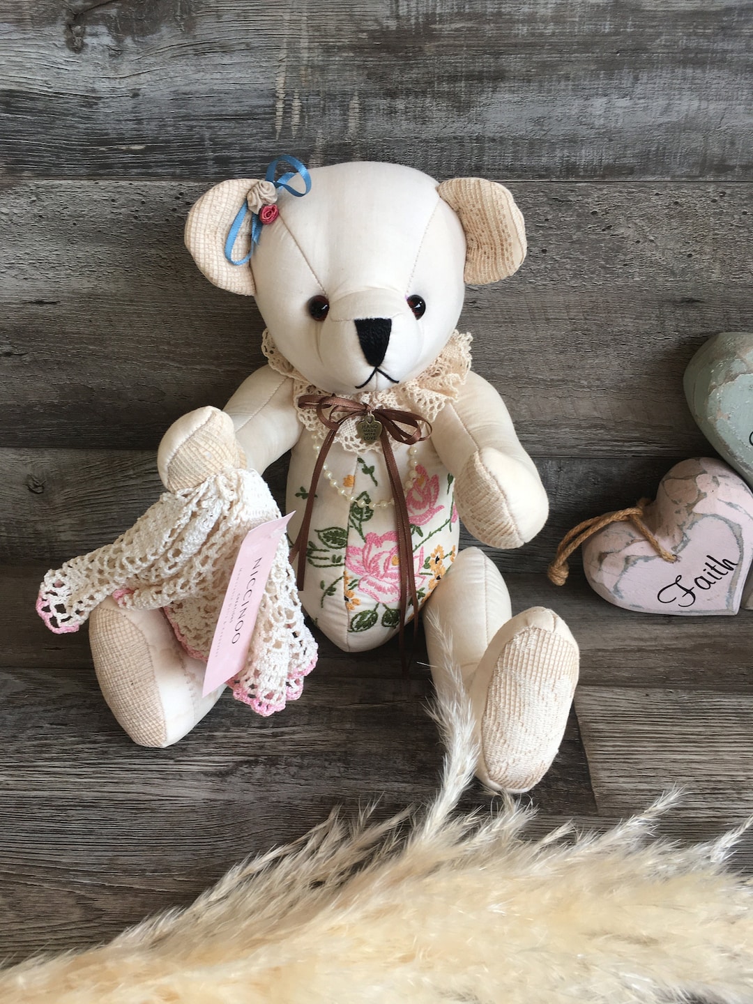 Custom Memory Bear, Made From Loved Ones Clothes - Etsy