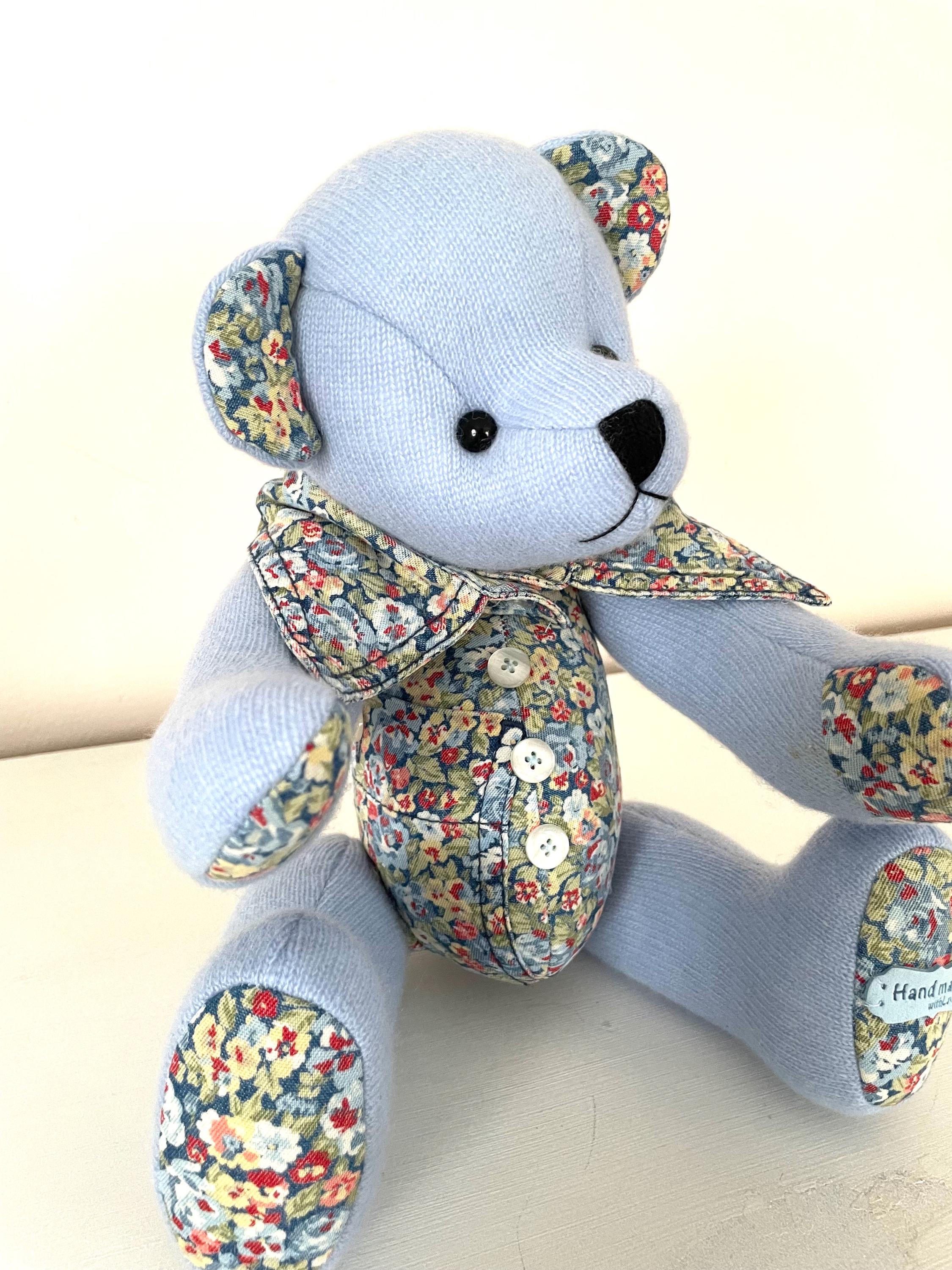 Memory Bears Handcrafted From Cherished Clothing Items Such as Shirts ...