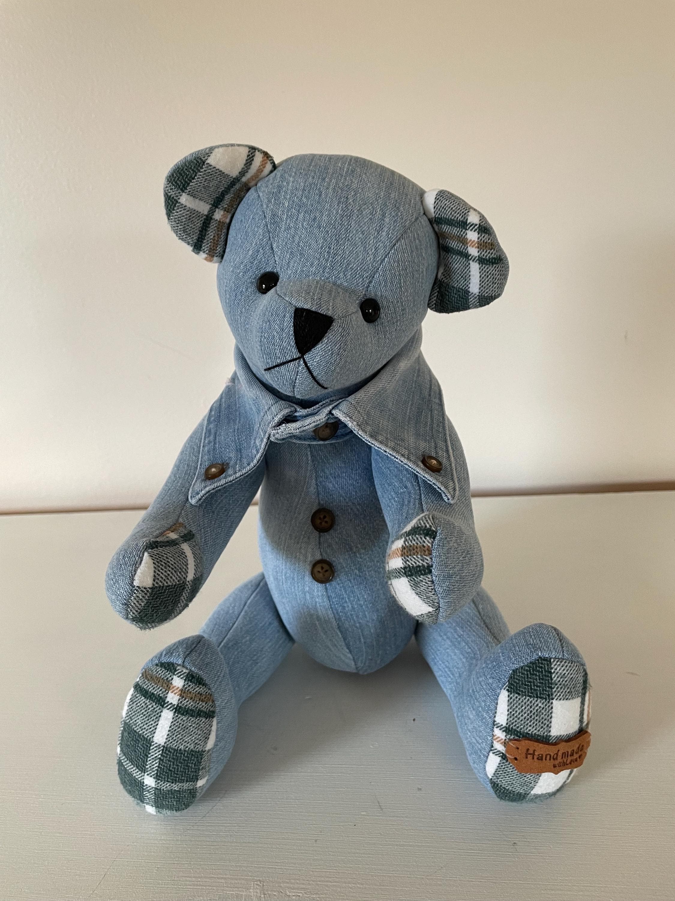 Memory Bears Made From Denim and Jeans. - Etsy