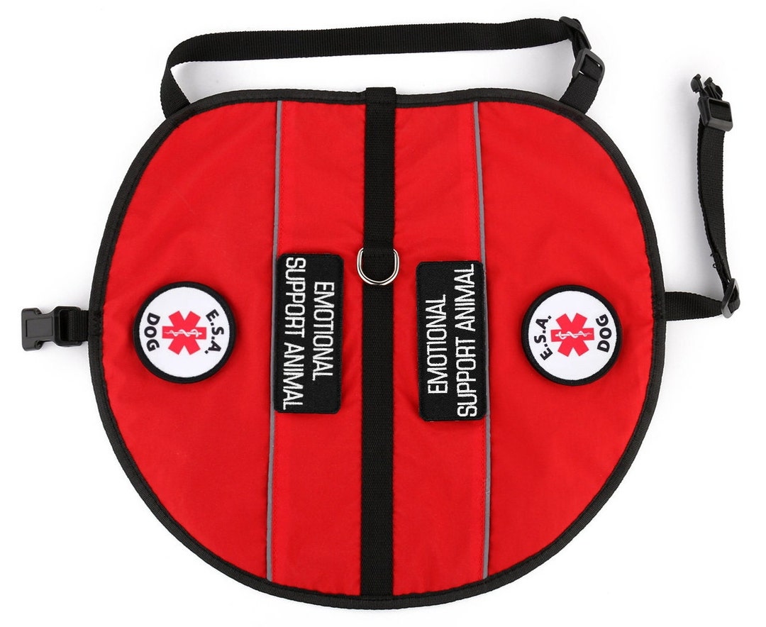 Emotional Support Animal Harness E.S.A. Vest Assistance Animal ...