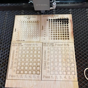 Speed & Power Test File V1.5.3 Latest Ver XCS XTOOL - Etsy