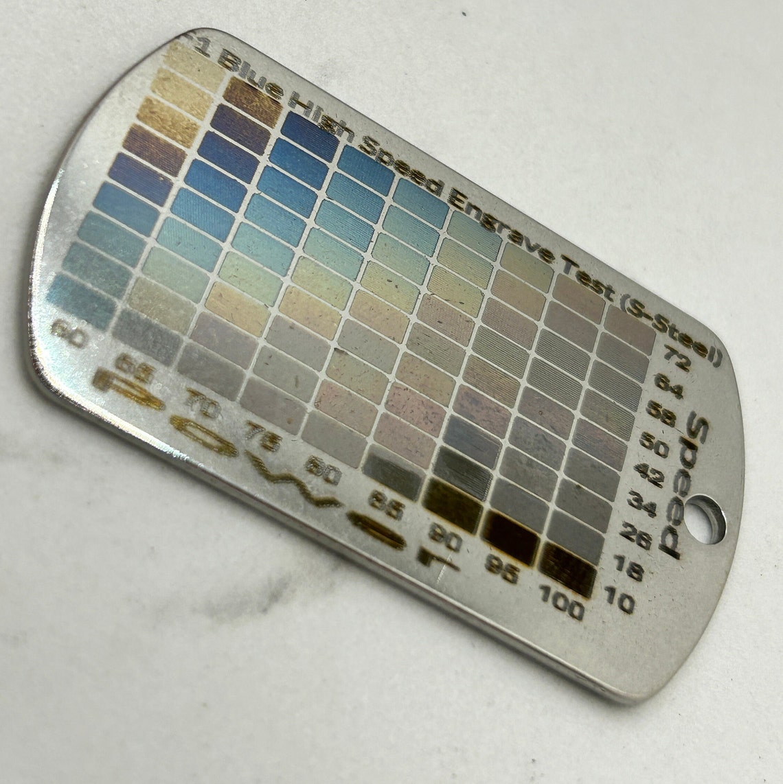 Xtool F1 Test Grid: Engraving & Cut for Wood, Metal, Tile (digital ...