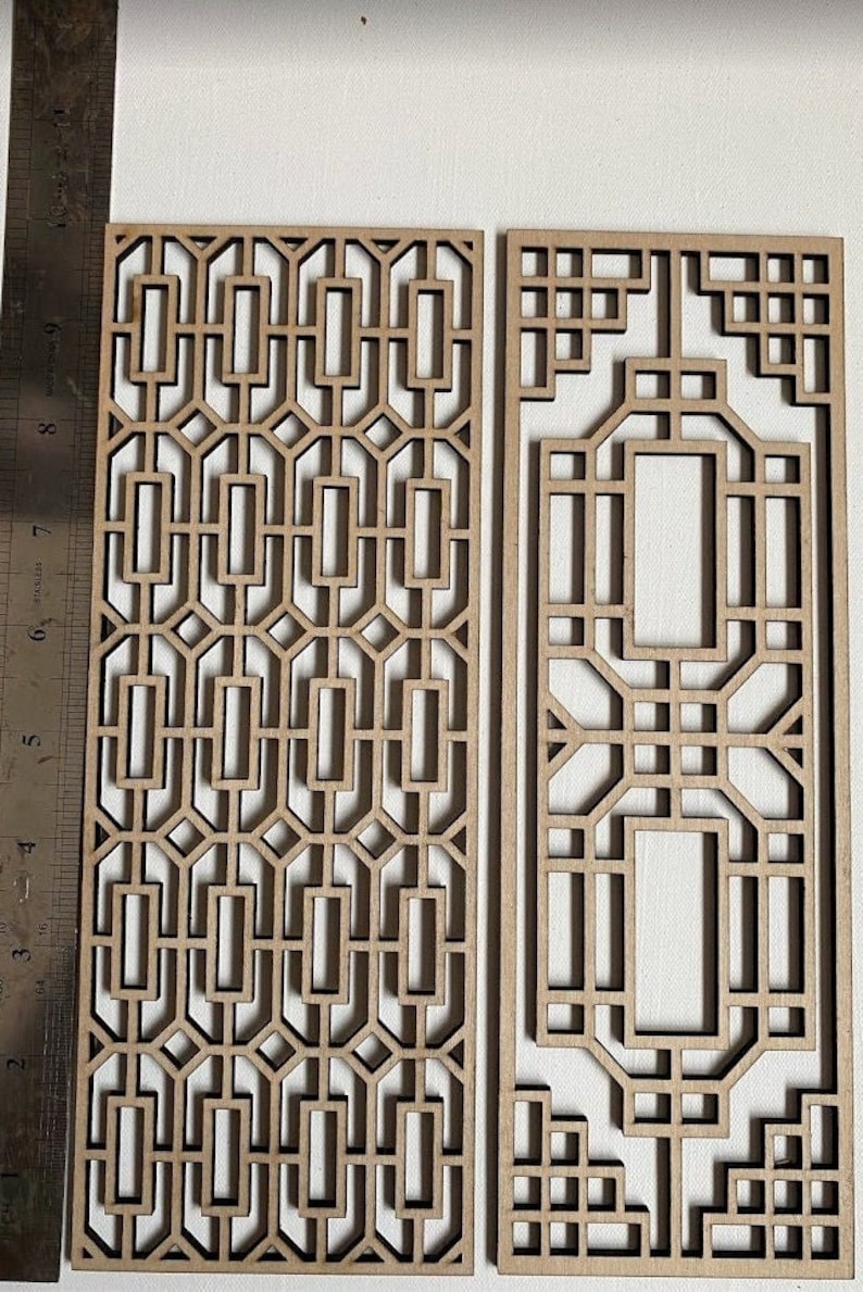 Chinese Lattice Oriental Screen - Etsy