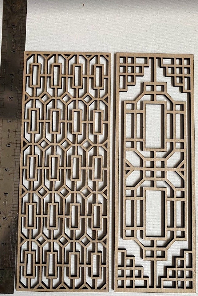 Chinese Lattice Oriental Screen - Etsy