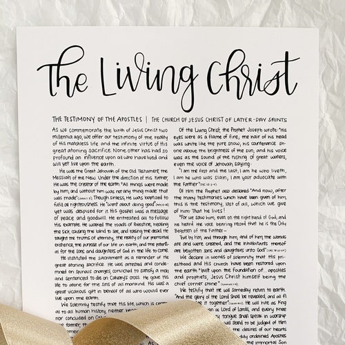 LDS Prints Set of 3 the Living Christ the Family - Etsy