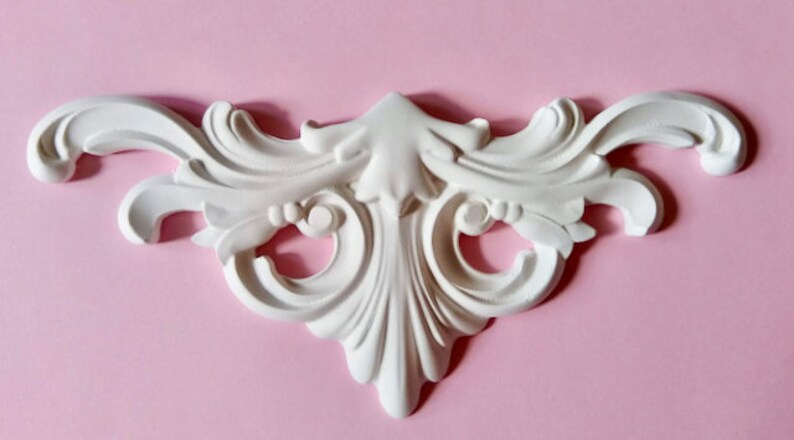 Gips Verzierung Dekor Ornament Stuck Gips Relief Stuckdekor - "Prinzess ...