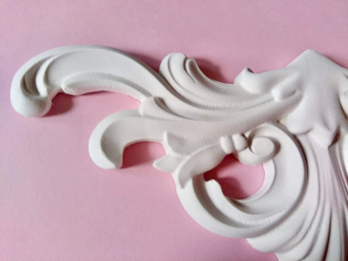 Gips Verzierung Dekor Ornament Stuck Gips Relief Stuckdekor Prinzess ...