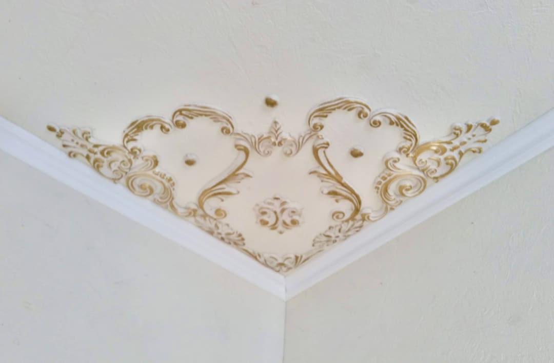 Fantastic Stucco Corner for the Ceiling in White or Gold - Etsy