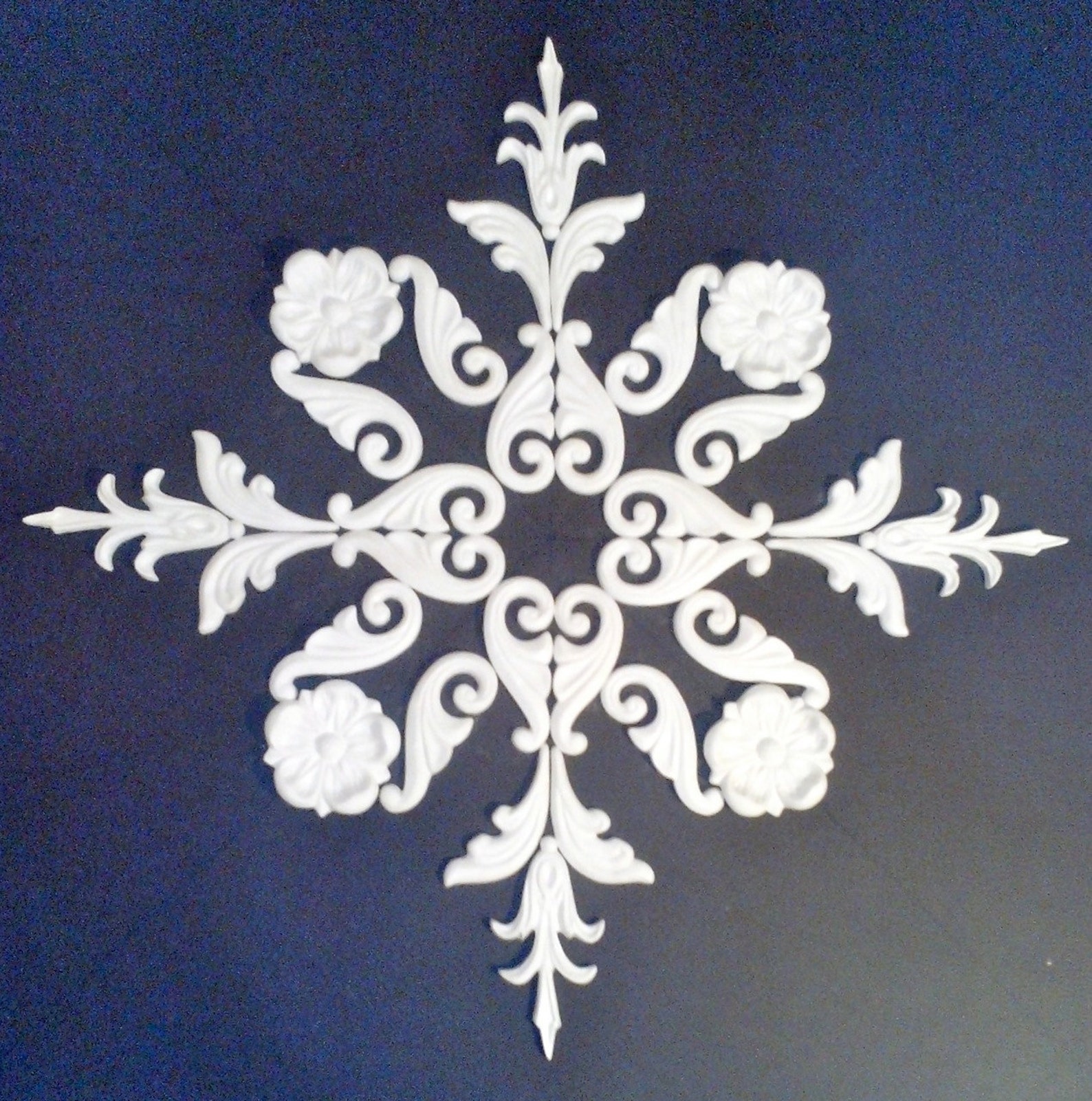 Gips Verzierung Dekor Ornament Stuck gips Relief Stuckdekor - Etsy.de