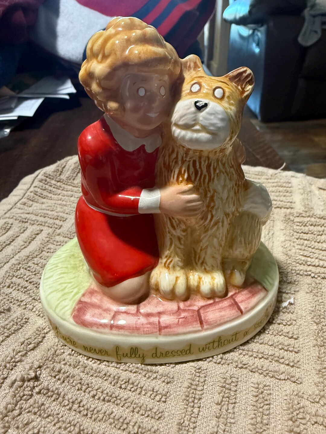 Applause Annie and Sandy Glass Figuerine1986 - Etsy