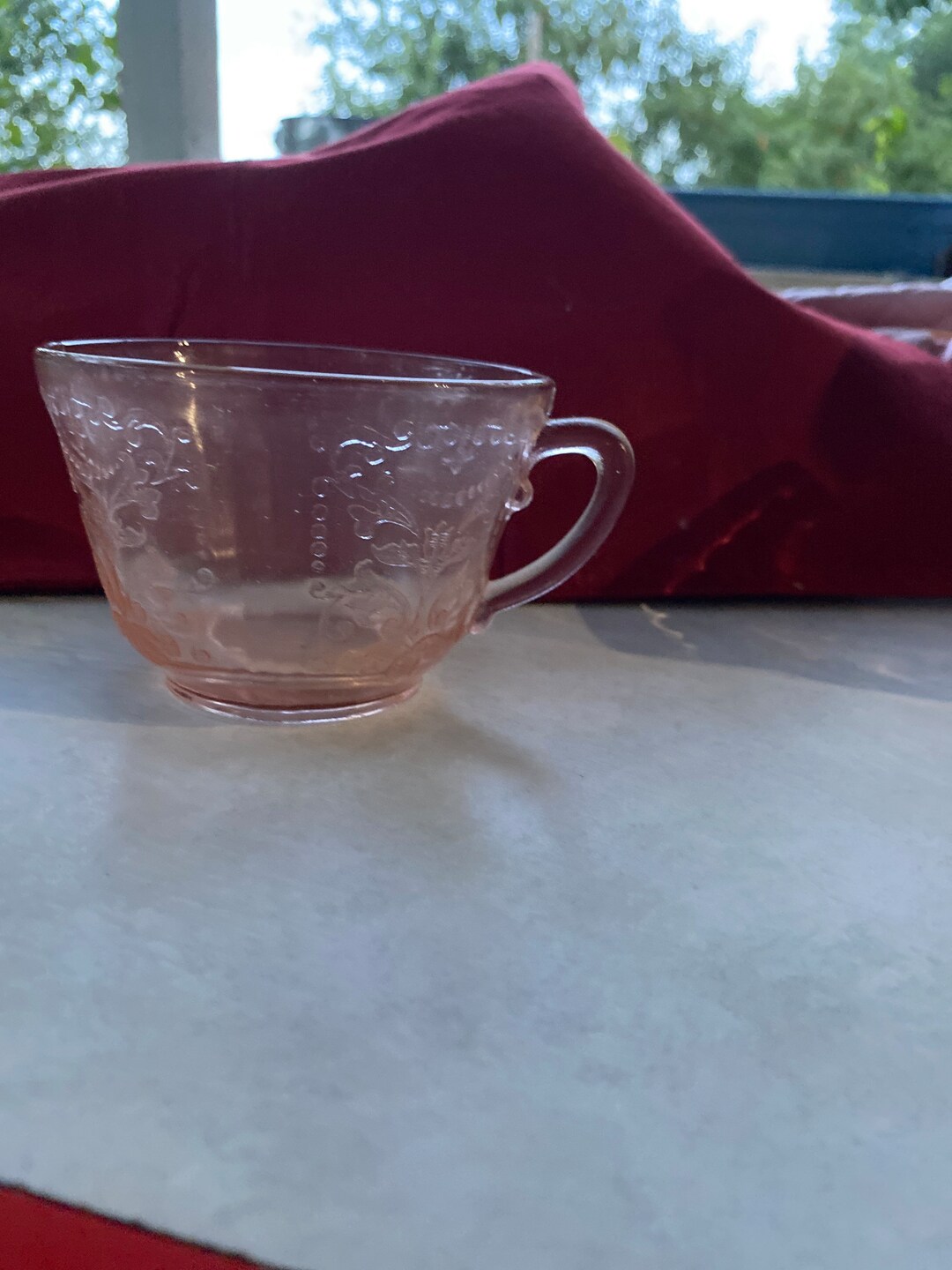 Sweetheart Depression Glass Cup 1930’s - Etsy