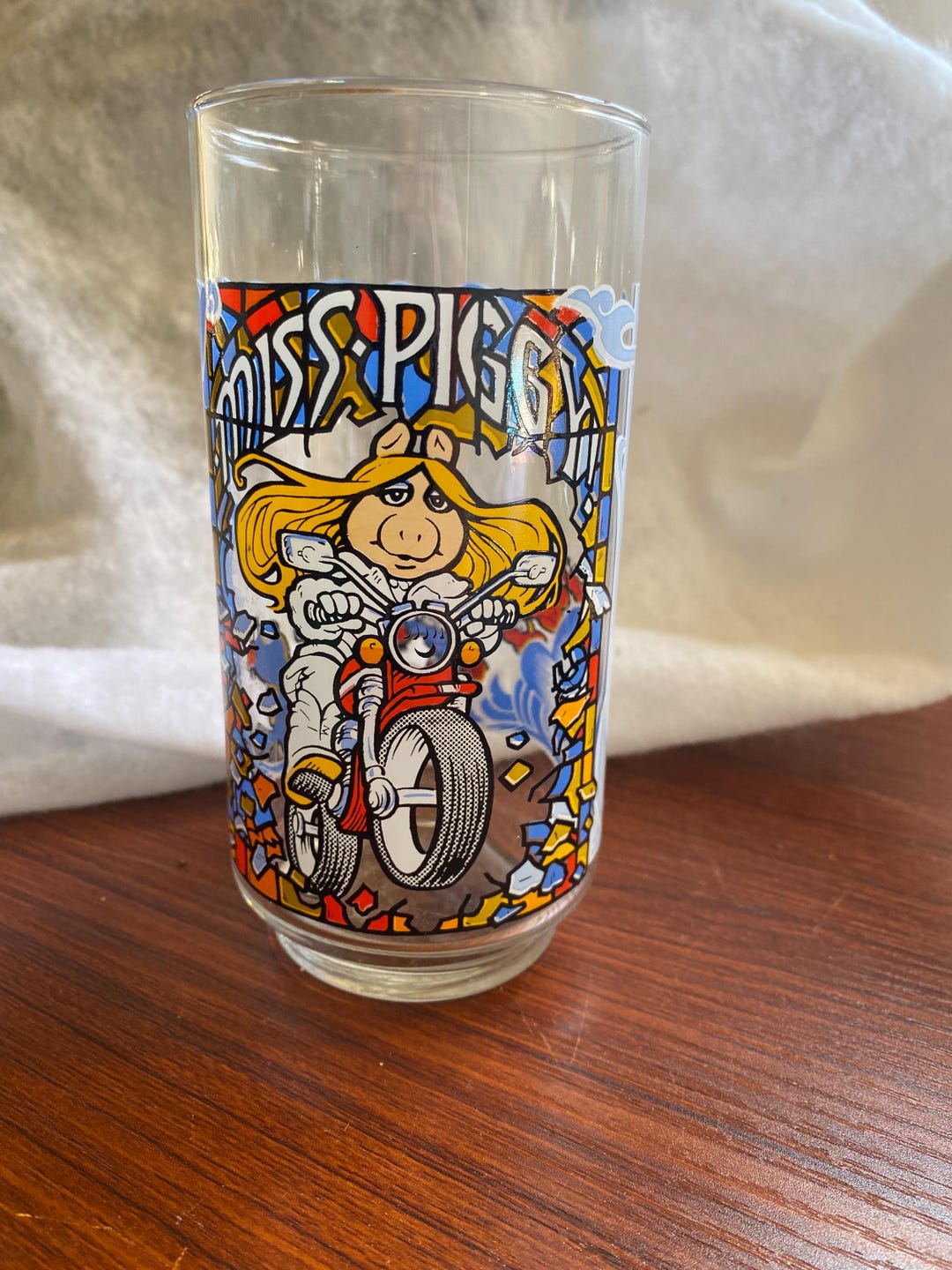 Miss Piggy Great Muppet Caper 1981 Glass - Etsy