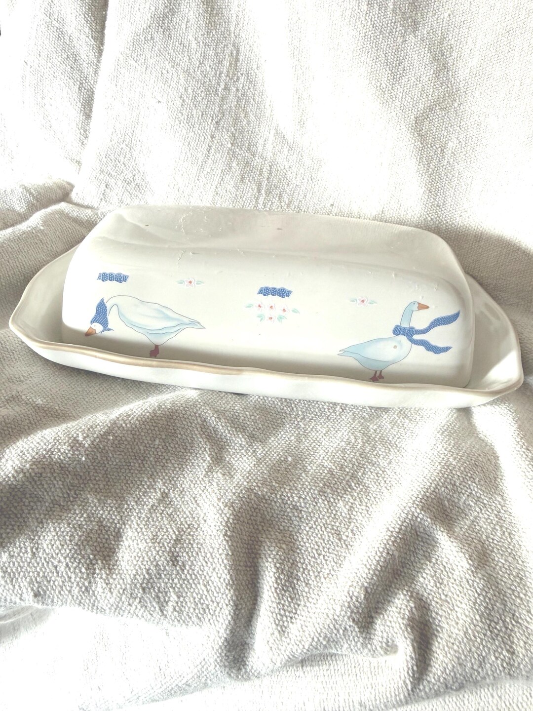 Newcor Stoneware Butter Dish Geece - Etsy
