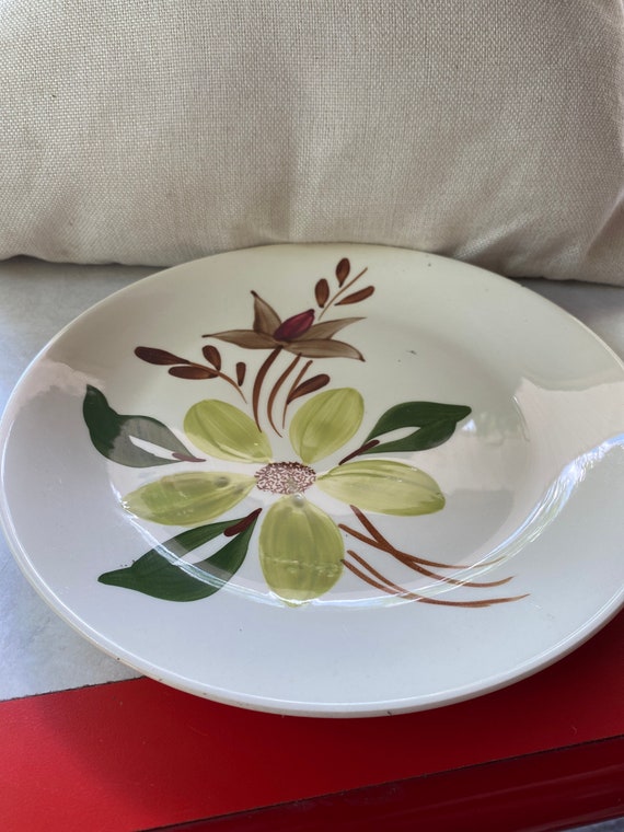 1950 Hand Painted Blue Ridge Pottery Plate - Etsy