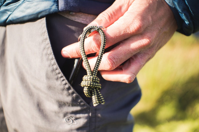 Rope Keychain | Rope Lanyard | Climbing Rope Keyring | EDC | Everyday ...