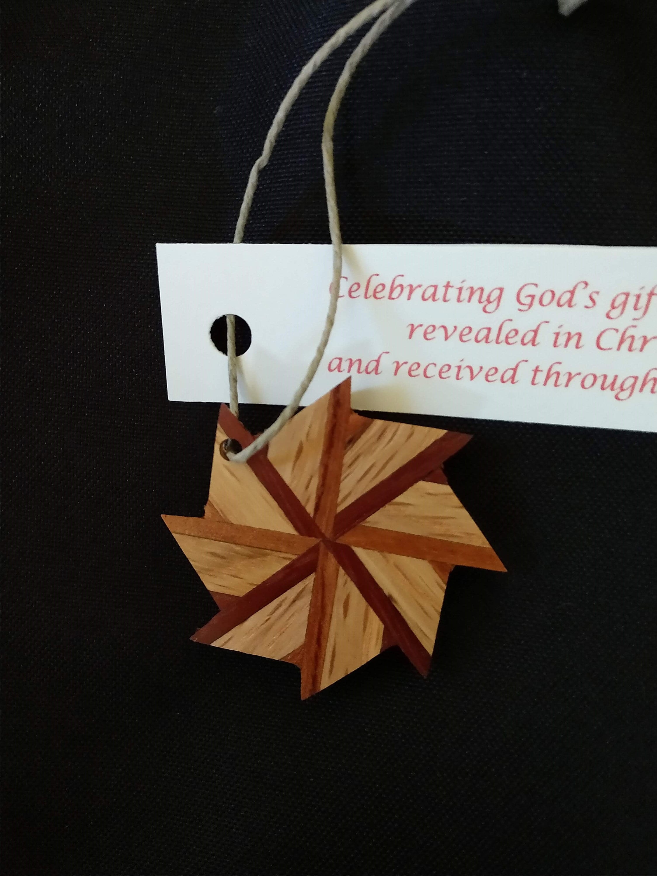 Decorative, Wood Inlay Pinwheel Ornament - Etsy