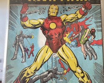 Iron Man Tin Sign - Etsy