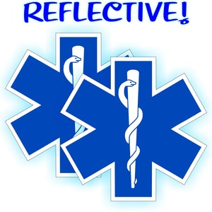 2" Reflective Fire Helmet Decals - Etsy