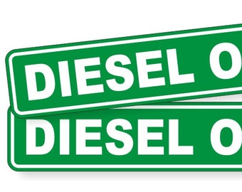 Diesel Detroit Vintage Style Oil Gas Vinyl Decal Sticker - Etsy