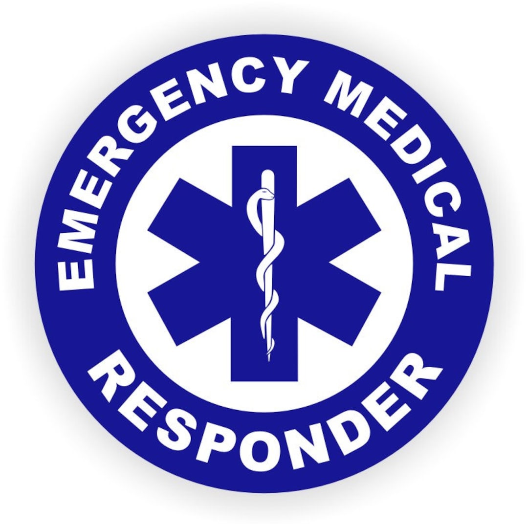 10-pack Emergency Medical Responder Hard Hat Stickers Emt Motorcycle ...
