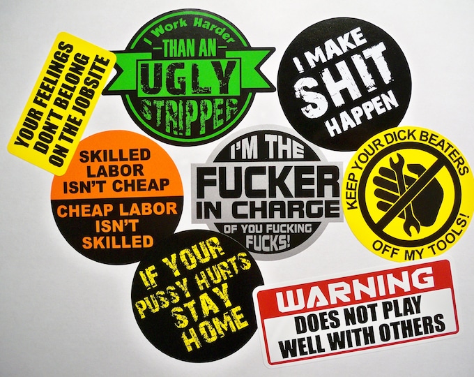 Helmet Sticker Bundle 948 10 Stickers Included Full Color Printed Vinyl ...