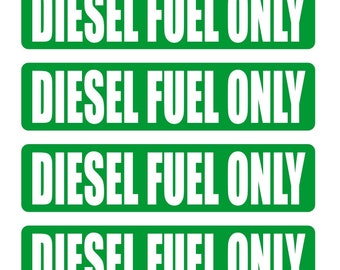 Diesel Only Decal - Etsy