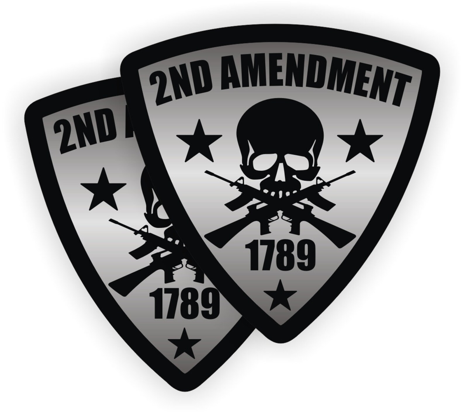 Pair 2nd Amendment Hard Hat Stickers Motorcycle Helmet - Etsy