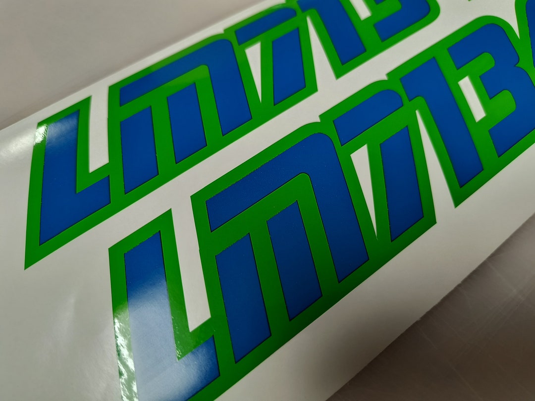 Set of 2 Custom Printed 2inch Outlined SNOWMOBILE / USDOT ...